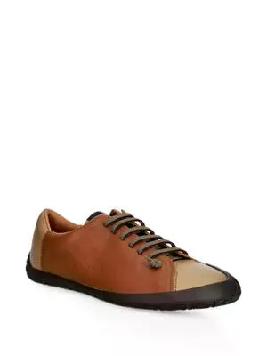Camper Twins Leather Sneakers - Brown