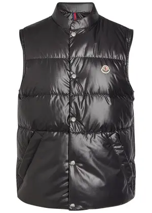 Moncler Restigo Quilted Shell Gilet - Black