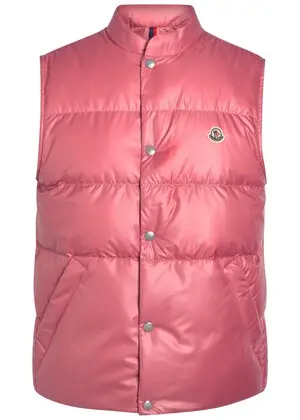 Moncler Restigo Quilted Shell Gilet - Pink