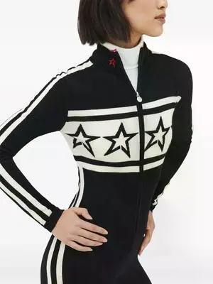 Perfect Moment Star Merino Wool Jumpsuit - Black