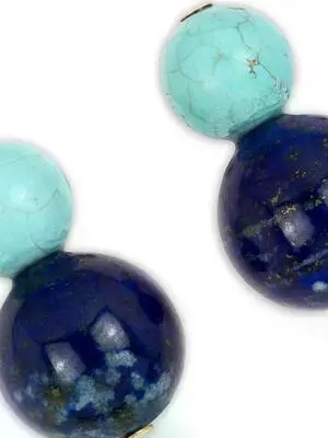 JENNIFER BEHR Cara Lapis Lazuli Earrings - Blue