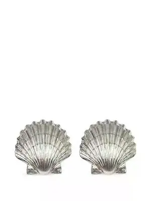 JENNIFER BEHR Mar Shell Earrings - Silver