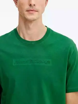 Armani Exchange Logo-debossed T-shirt