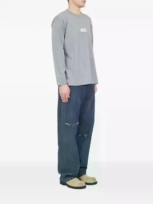 MAISON MARGIELA Cotton Jersey Long-sleeve Top
