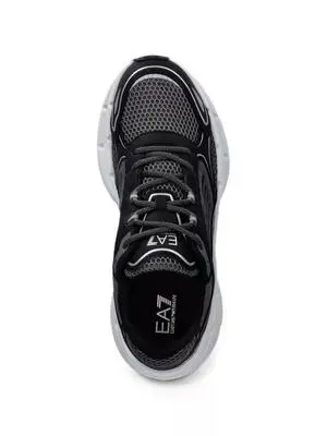EA7 Logo Print Mesh Sneakers