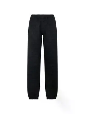 Moschino Jacquard Track Pants - Black