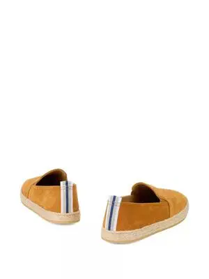 Fedeli Suede Slip-on Espadrilles With Braided Jute Midsole