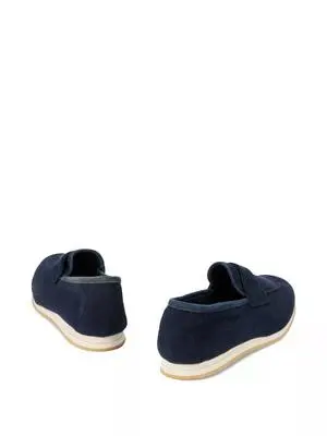 Fedeli Slip-on Moccasins - Blue