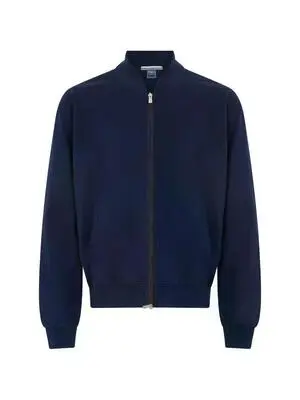 Fedeli Zip-up Ribbed-trim Jacket