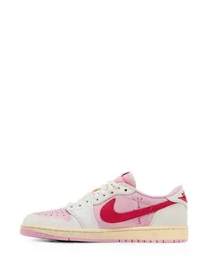 JORDAN X Travis Scott Air 1 Low Og Lace-up Sneakers - Pink