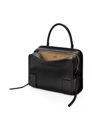 Loewe Amazona Smooth Leather Tote Bag - Black