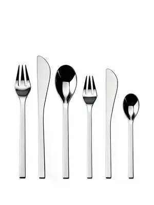 ALESSI Colombina Polished Cutlery Set - Silver