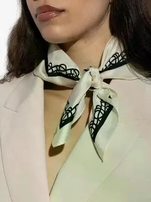 BY MALENE BIRGER Ossa Silk Scarf - Neutrals