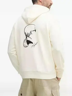 Karl Lagerfeld Embroidered Logo Hoodie