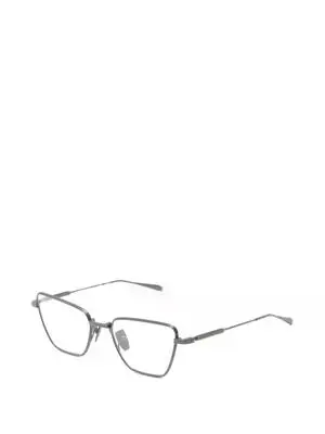 AKONI Vega Geometric-frame Glasses - Silver