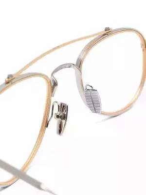 AKONI Calisto Pilot-frame Eyeglasses - Silver