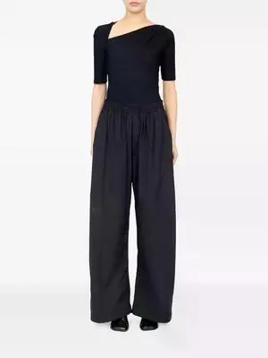 MAISON MARGIELA Logo Embroidered Nylon Drawstring Trousers