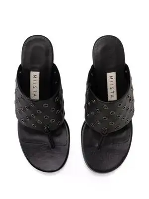 MIISTA Cedella Eyelet Embellished Sandals