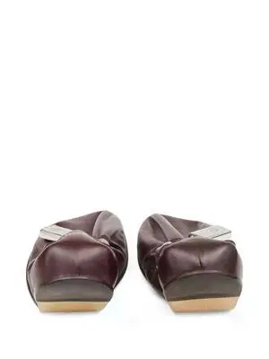 MAISON MARGIELA Anatomic Numeric-tag Ballet Flats - Brown
