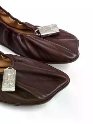 MAISON MARGIELA Anatomic Numeric-tag Ballet Flats - Brown