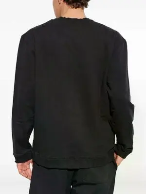 DIESEL® Crew Neck Logo Patch Sweatshirt