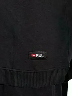 DIESEL® Crew Neck Logo Patch Sweatshirt