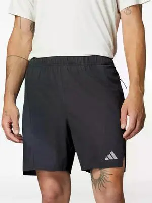 Adidas Heat.rdy Elasticated Waistband Shorts With Logo Print