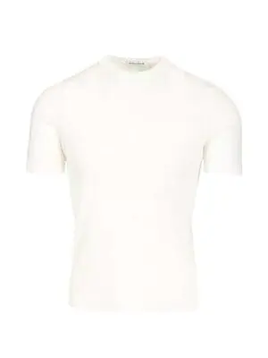 Al Duca D'aosta Ribbed-trim Terry-cloth T-shirt - Neutrals