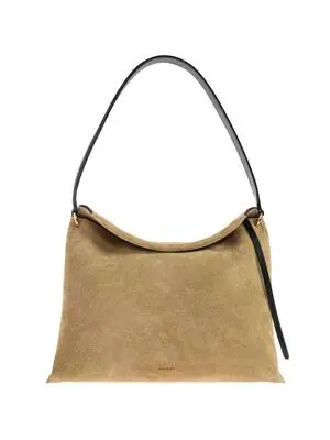 WANDLER Penelope Suede Tote Bag - Neutrals