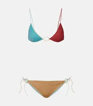 Oseree Lumiere Colorblocked Bikini