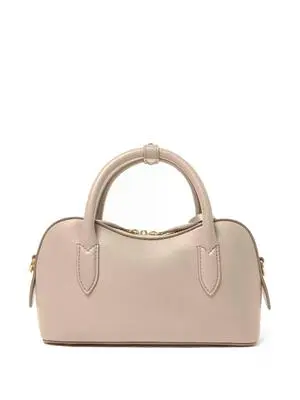 Stella McCartney Padlock Detail Grained Leather Tote Bag - Neutrals