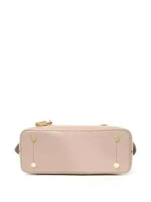 Stella McCartney Padlock Detail Grained Leather Tote Bag - Neutrals