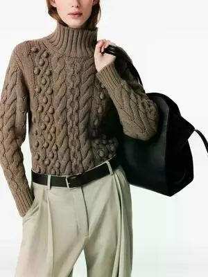 Stella McCartney Cable-knit Bobble-detail Sweater