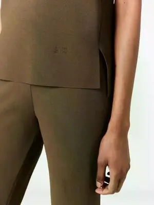 Stella McCartney Embroidered Crew Neck T-shirt - Brown