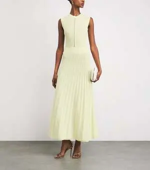 EDELINE LEE Knitted Sleeveless Maxi Dress