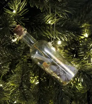 Harrods Message In Bottle Tree Decoration