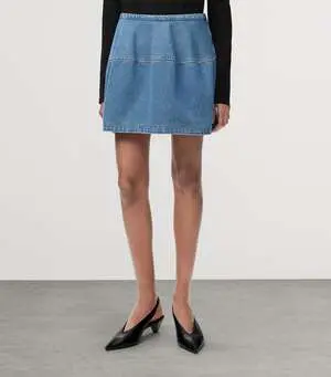 Loewe Balloon Denim Mini Skirt