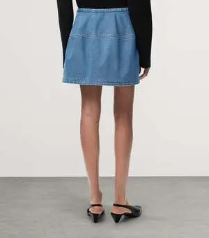 Loewe Balloon Denim Mini Skirt
