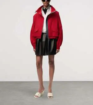 Loewe Cotton-silk Bomber Jacket