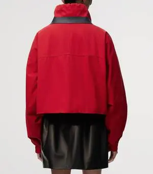 Loewe Cotton-silk Bomber Jacket
