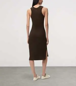 Loewe Strap-detail Ribbed Midi Dress