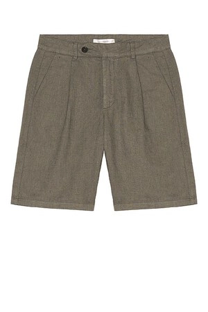 Gimaguas Pleated Linen Cotton Shorts
