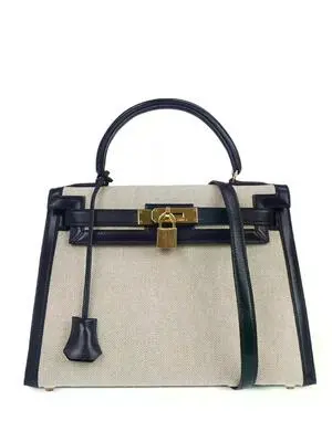 Hermès 1990 28 Kelly Sellier Tote Bag - Neutrals