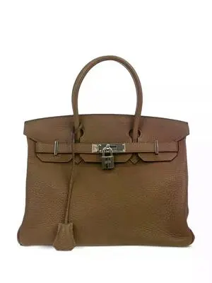 Hermès 2009 30 Birkin Tote Bag - Brown
