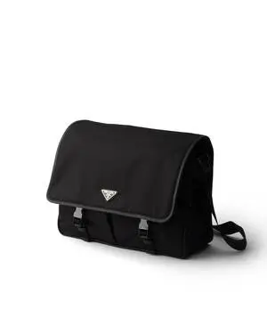 Prada Re-nylon And Saffiano Leather Shoulder Bag