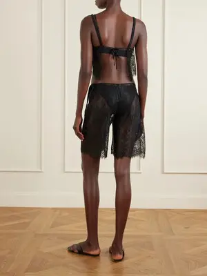 Kiki De Montparnasse Sabine Lace Bermuda Shorts