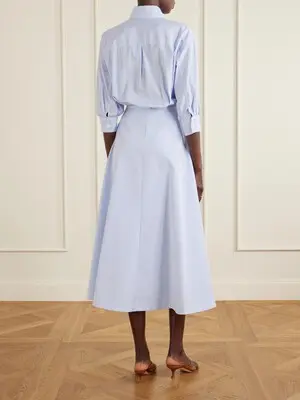 Altuzarra Striped Cotton-poplin Shirt Dress