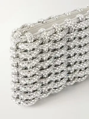 Simkhai Morgan Crystal-embellished Clutch Bag
