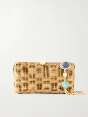 Judith Leiber Poppy Basket Clutch