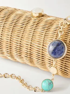 Judith Leiber Poppy Basket Clutch